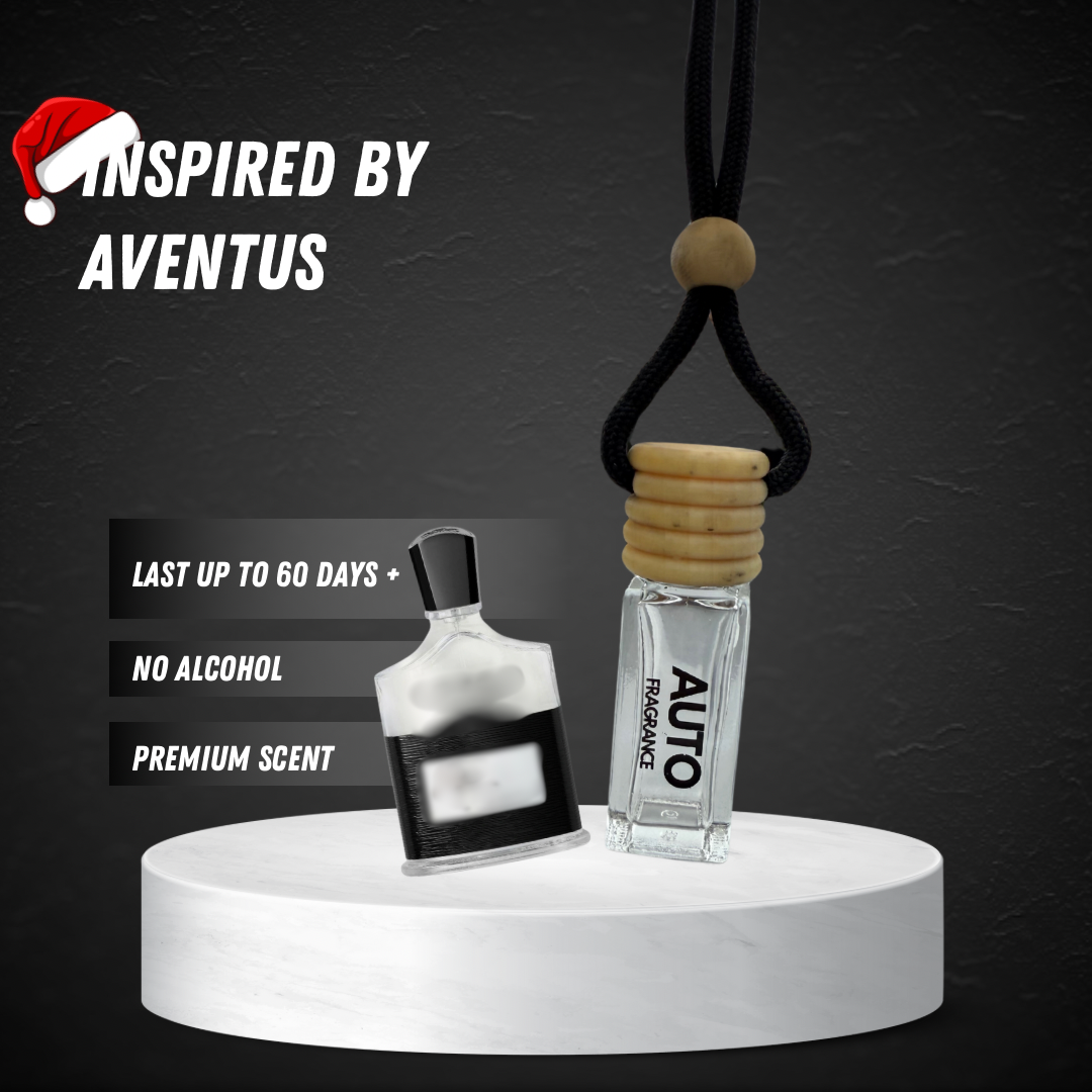 Creed Aventus Inspired Car Air Freshener | Masculine Scent – Auto Fragrance